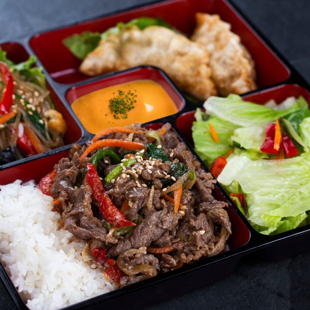 BE4 Korean BBQ (Beef) Bento | Order Online for Pickup | Bentome ...